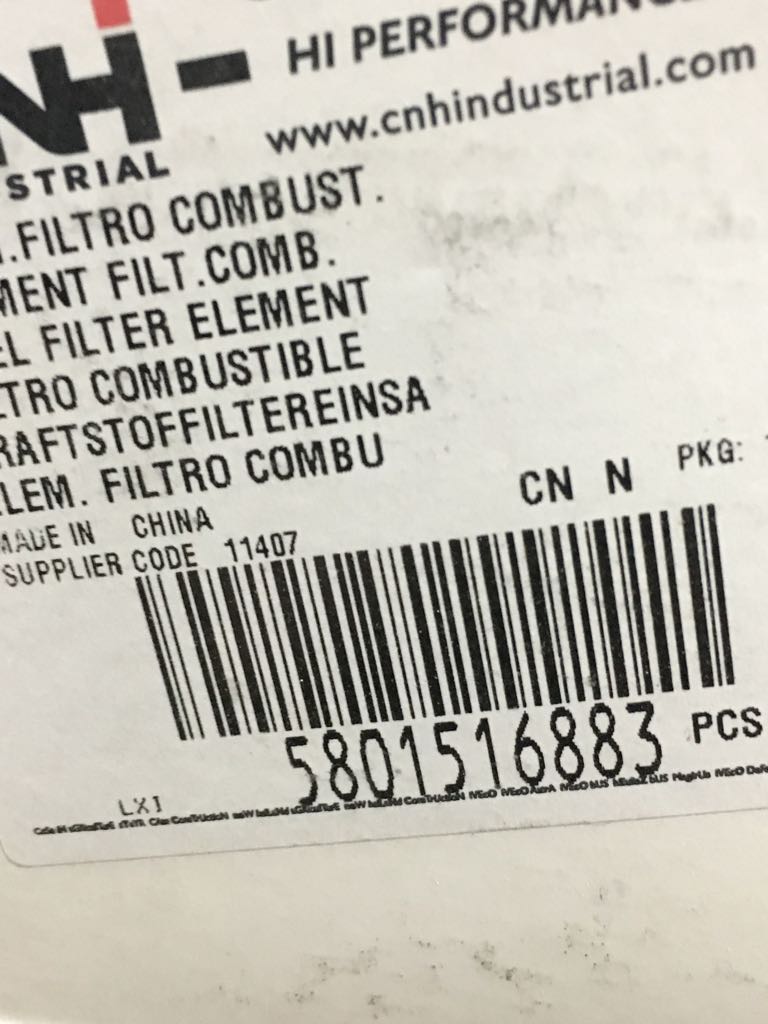 Filtro de combustible IVECO. Referencia 5801516883 | Scaortiz, lo ...