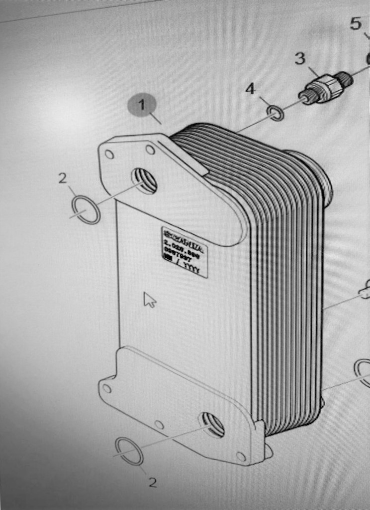 Enfriador aceite SCANIA. Referencia 2155060 | Scaortiz, lo primero ...