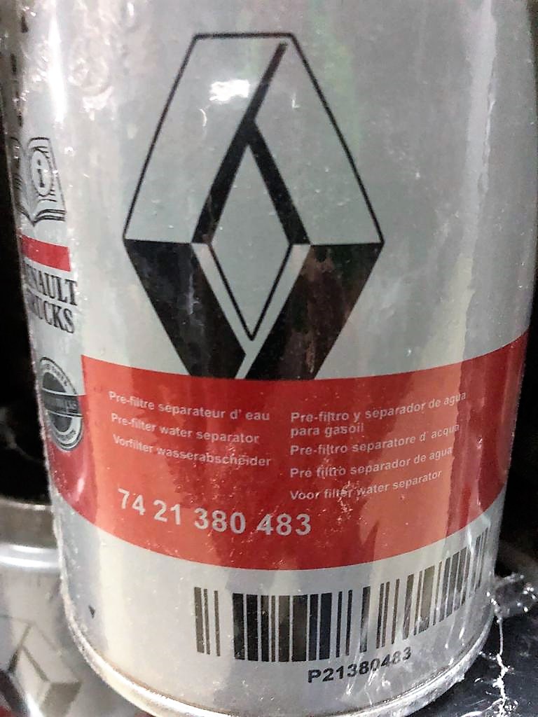 Filtro de combustible RENAULT. Referencia 7421380483 | Scaortiz, lo ...
