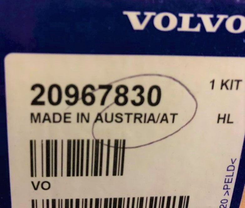 Juego de cojinete de rueda VOLVO. Referencia 20967830 | Scaortiz, lo ...