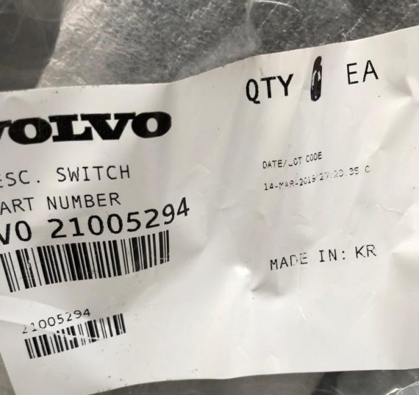 Interruptor VOLVO. Referencia 21005294 | Scaortiz, lo primero nuestros ...