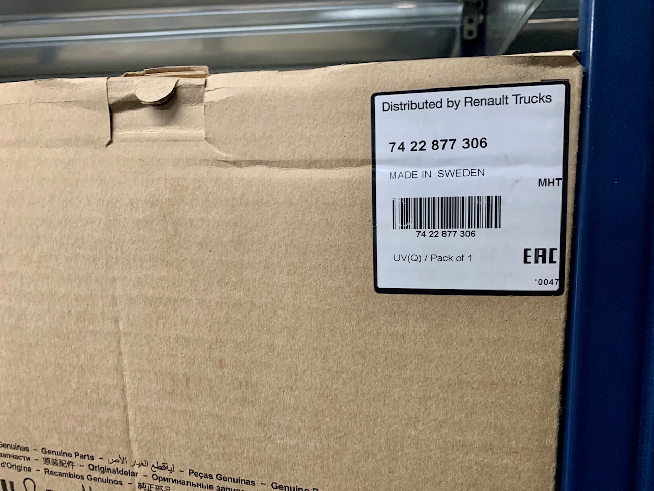 Separador VOLVO. Referencia 22877306 | Scaortiz, lo primero nuestros ...